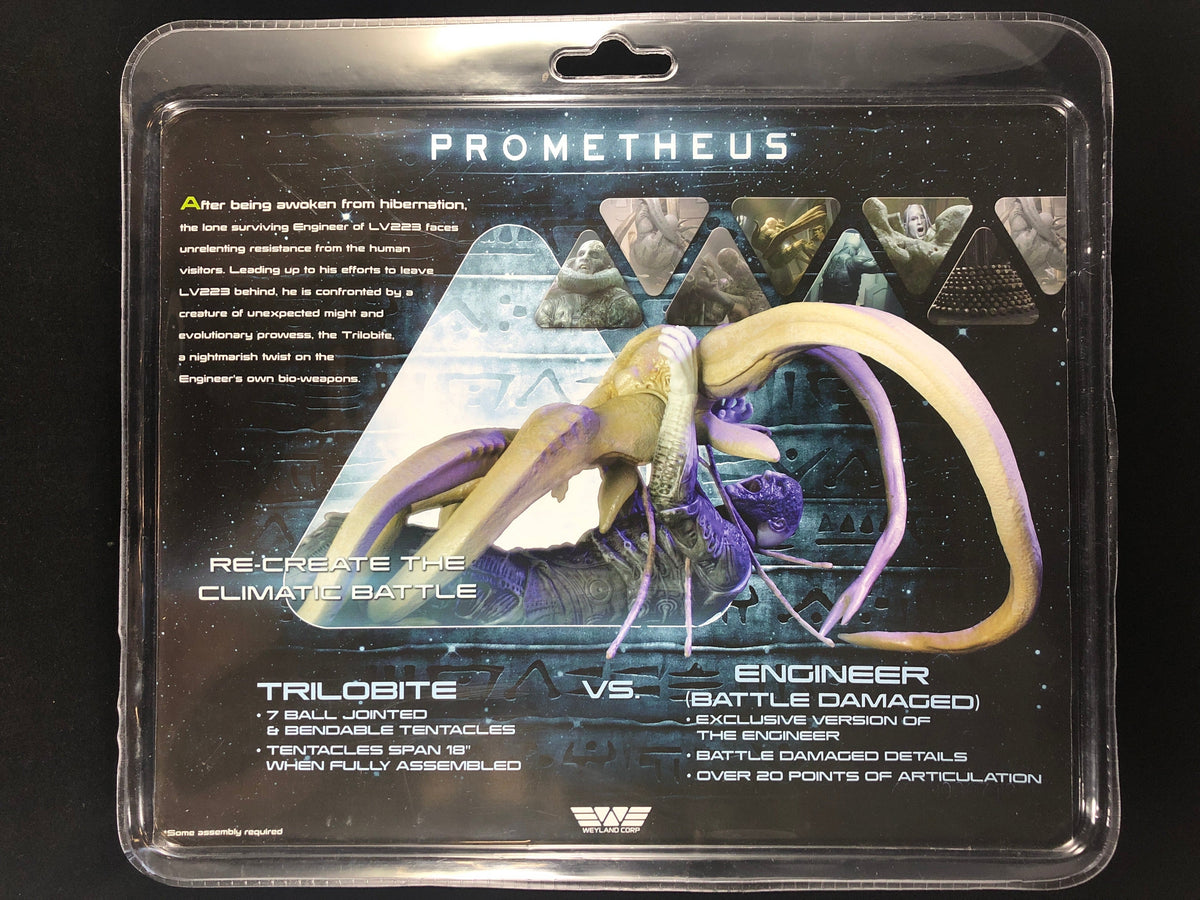 PROMETHEUS - TRILOBITE VS ENGINEER (BATTLE DAMAGED) – Mushyhead Comics